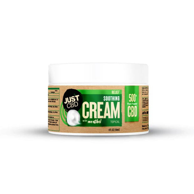 CBD Relief Cream with Menthol - Soothing CBD Cream - JustCBD – Just CBD ...